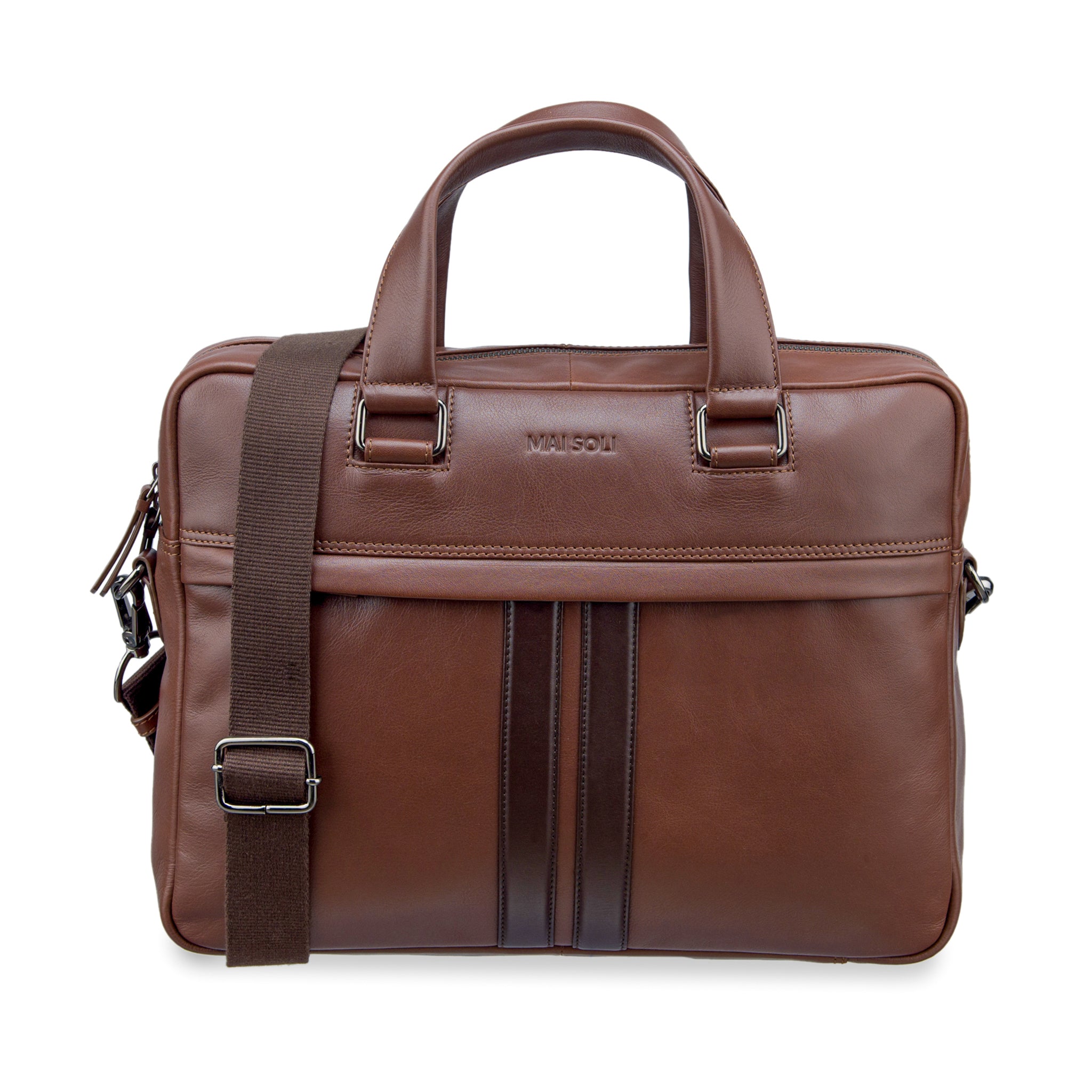 Alpha Laptop Bag - Chestnut Brown – Mai Soli