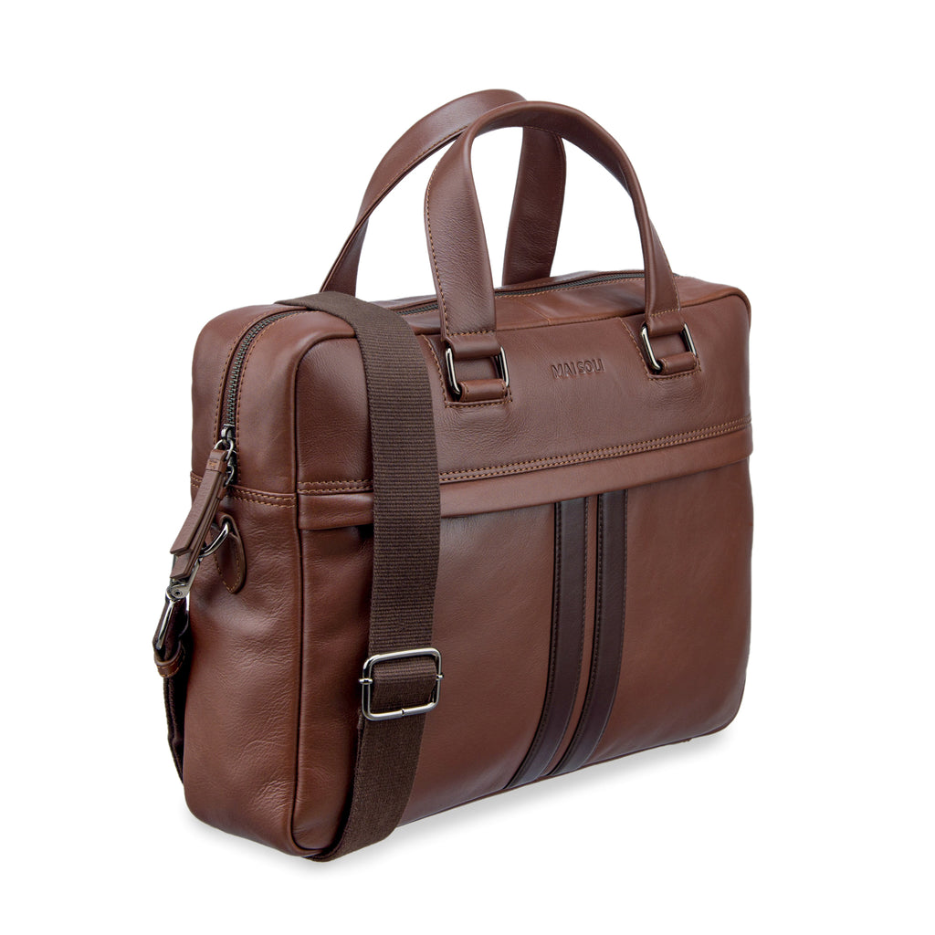 Alpha Laptop Bag - Chestnut Brown – Mai Soli
