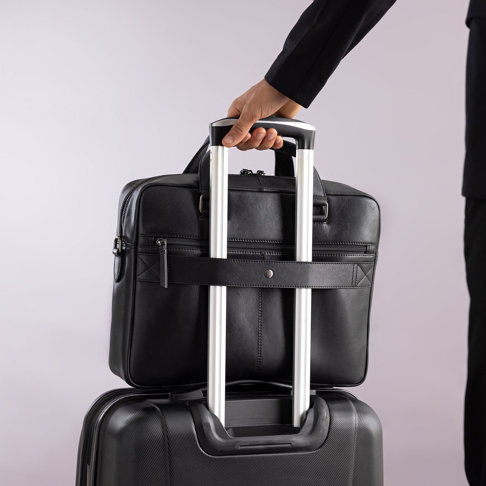 Alpha Laptop Bag - Black – Mai Soli