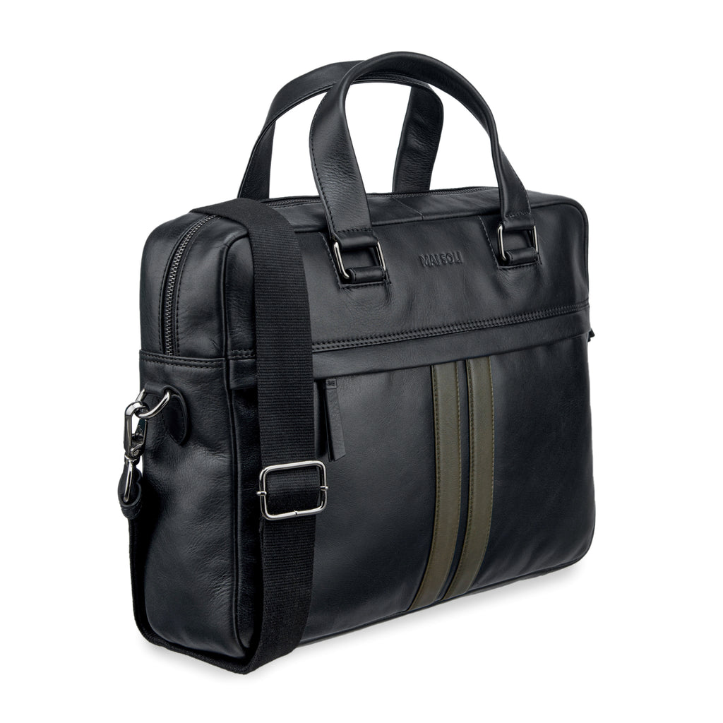Alpha Laptop Bag - Black – Mai Soli