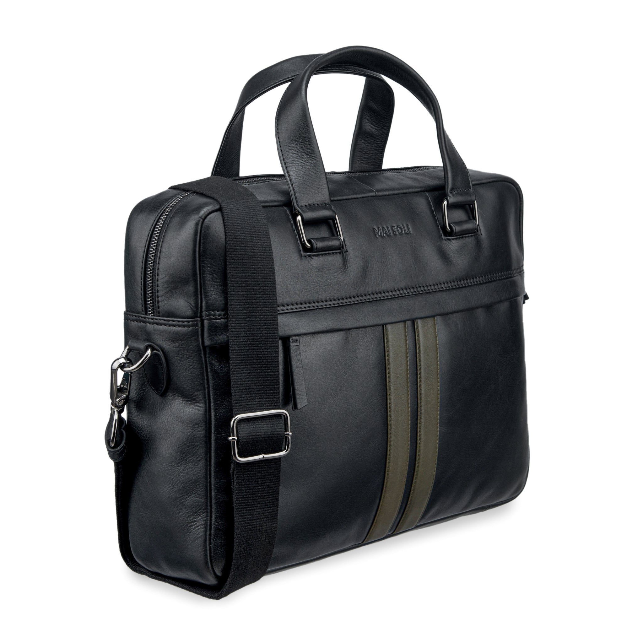 Alpha Laptop Bag - Black – Mai Soli